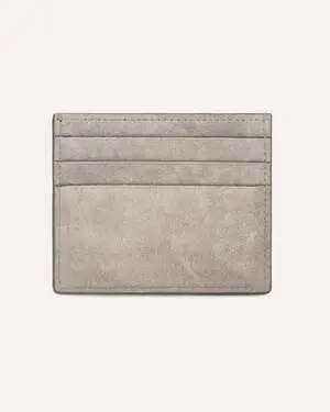 Brunello Cucinelli Suede Card Holder