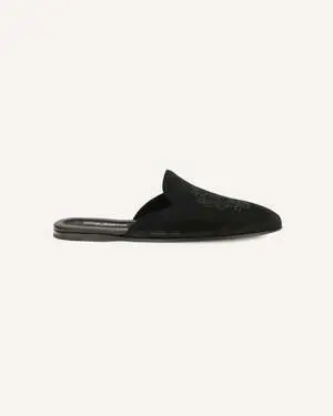 Dolce & Gabbana Calfskin Leather Mules