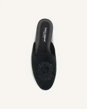 Dolce & Gabbana Calfskin Leather Mules