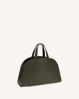 Tory Burch Romy Calf Leather Top Handle Bag