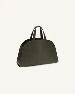Tory Burch Romy Calf Leather Top Handle Bag - Green