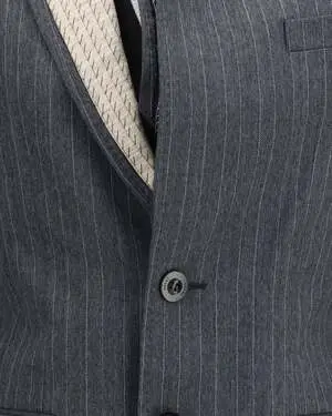 Sacai Pinstripe Single Breasted Jacket - Grey