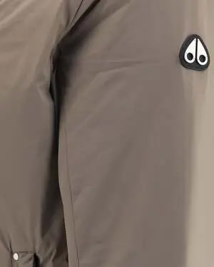 Moose Knuckles Hooded Down Jacket - Beige