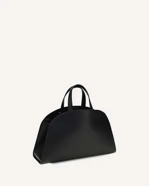 Tory Burch Romy Calf Leather Top Handle Bag