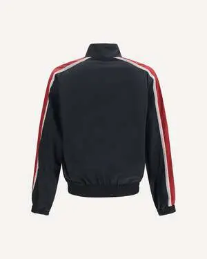 Versace Nylon Blouson Jacket With Embroidered Logo