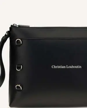 CHRISTIAN LOUBOUTIN Kosmica Leather Clutch