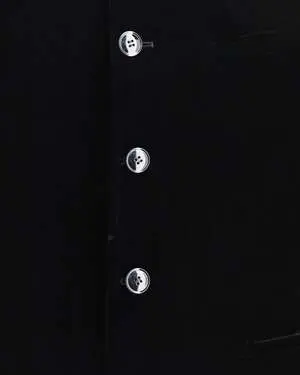Giorgio Armani Blazer One Shot In Stretch Viscose And Cupro Velvet - Black