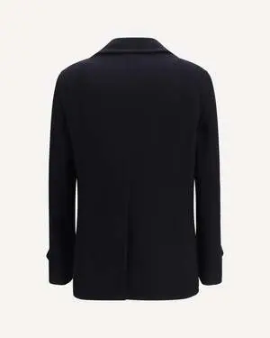 Tagliatore Wool Double Breasted Caban Coat