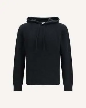 ROBERTO COLLINA Ribbed Knit Hooded Sweater