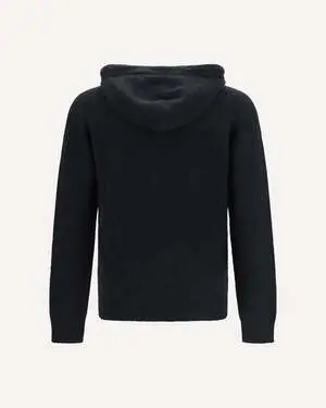 ROBERTO COLLINA Ribbed Knit Hooded Sweater