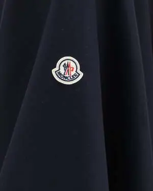 Moncler Padded Wool Blend Cape - Blue