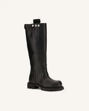 Rick Owens Gabe Leather Knee-high Boots