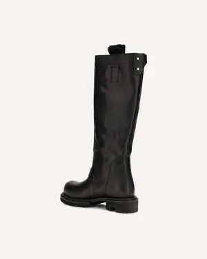 Rick Owens Gabe Leather Knee-high Boots