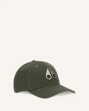 Moose Knuckles Logo Icon Cotton Baseball Cap - Green
