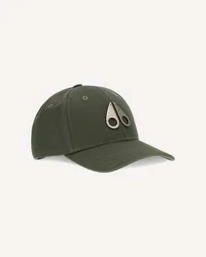 Moose Knuckles Logo Icon Cotton Baseball Cap - Green