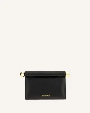 Jacquemus Rond Carré Leather Shoulder Bag