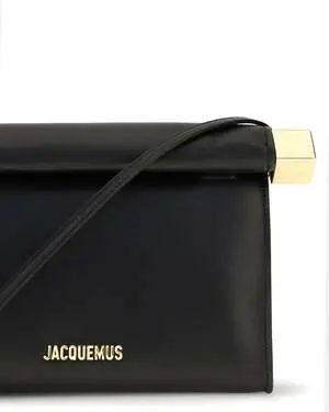 Jacquemus Rond Carré Leather Shoulder Bag