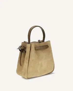 Tory Burch Romy Suede Bucket Bag