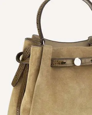 Tory Burch Romy Suede Bucket Bag