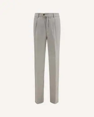 Brunello Cucinelli Garment-dyed Gabardine Pants