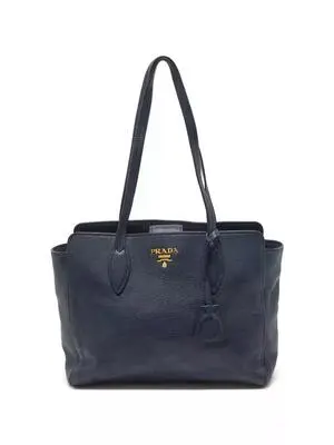 Prada Vitello Phenix Leather Tote Bag