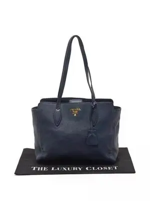 Prada Vitello Phenix Leather Tote Bag