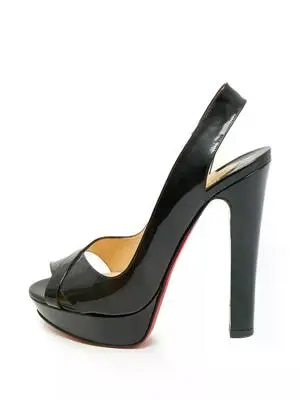 CHRISTIAN LOUBOUTIN Marple Slingback Sandals - Black