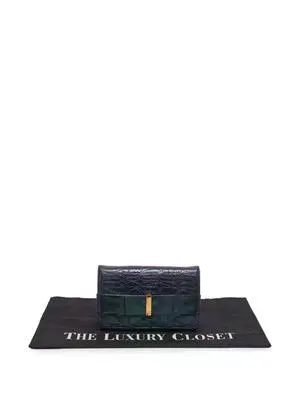 Roberto Cavalli Bow Flap Clutch Bag