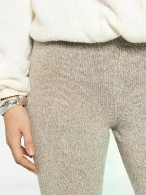 ELY ELY Marl Knit Flared Trousers