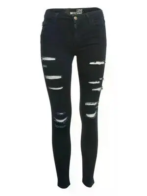Moschino Distressed Skinny Jeans - Blue