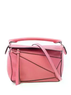 Loewe 2000s Mini Puzzle Cross Body Bag - Pink