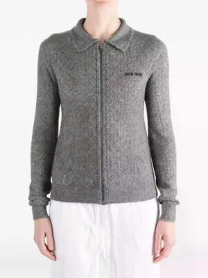 Miu Miu Cashmere And Silk Cardigan