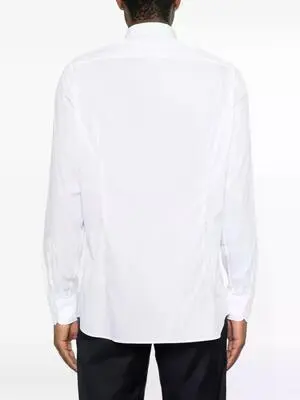 LARDINI Spread-collar Long-sleeve Shirt