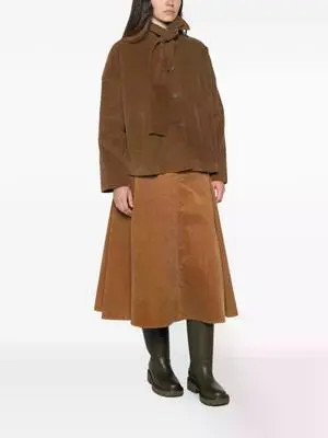 WHYCI MILANO Corduroy Pussy-bow Jacket