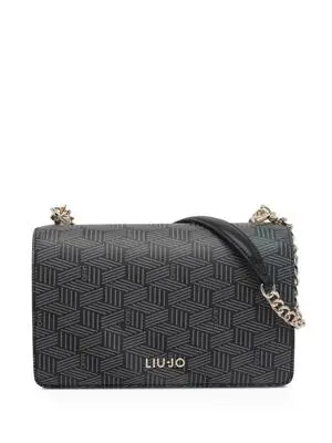 Liu Jo Geometric-pattern Shoulder Bag - Black