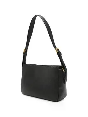 GIANNI CHIARINI Laura Leather Shoulder Bag - Black
