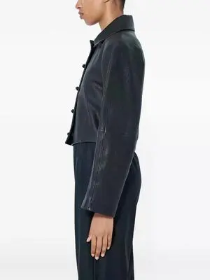 RÓHE Cropped Leather Jacket