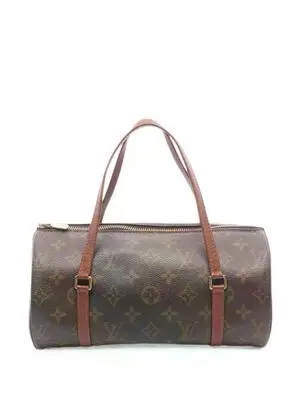 LOUIS VUITTON 2001 26 Papillon Monogram Handbag - Brown