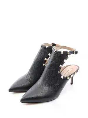Valentino Garavani Rockstud Pointed-toe Ankle Boots