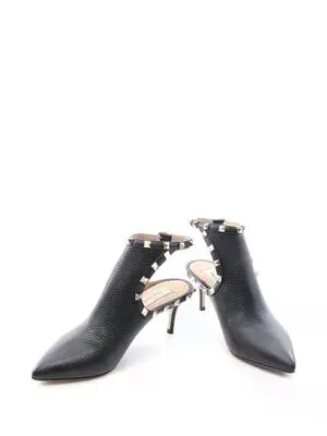 Valentino Garavani Rockstud Pointed-toe Ankle Boots