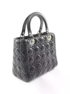 Dior Lady Cannage Handbag - Black