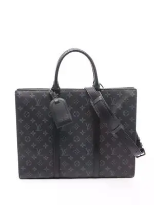 LOUIS VUITTON 2020 Sac Plat 24h Monogram Eclipse Briefcase