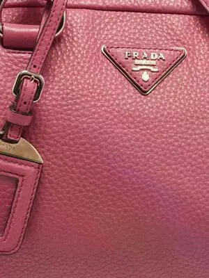 Prada Vitello Daino Bauletto Tote Bag