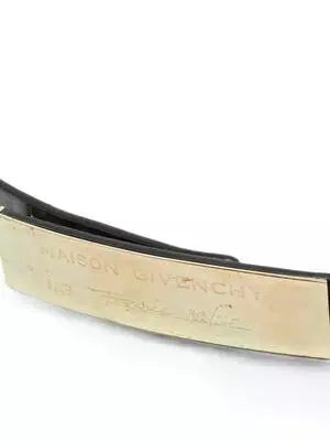 Givenchy Logo-plaque Belt - Black