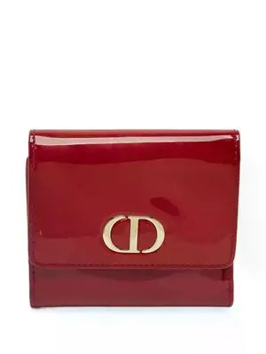 Dior 2020 30 Montaigne Wallet - Red