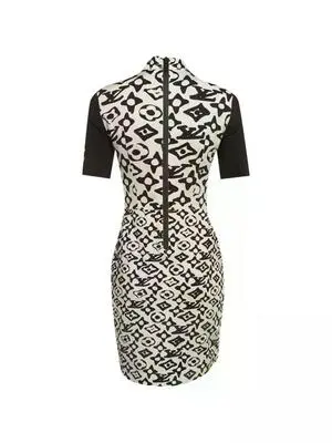 LOUIS VUITTON X Urs Fischer Monogram Mini Dress - White