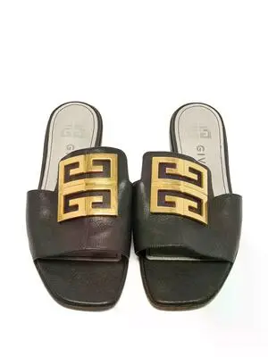 Givenchy 4g Leather Slides