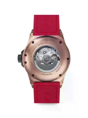 HYDROGEN Vento 44mm Open-heart Dial Watch - Red