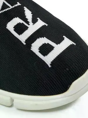 Prada Xy Logo Knit Sneakers