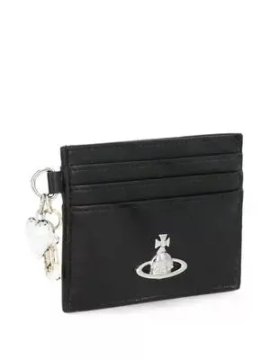 VIVIENNE WESTWOOD Orb-plaque Charm Card Holder - Black